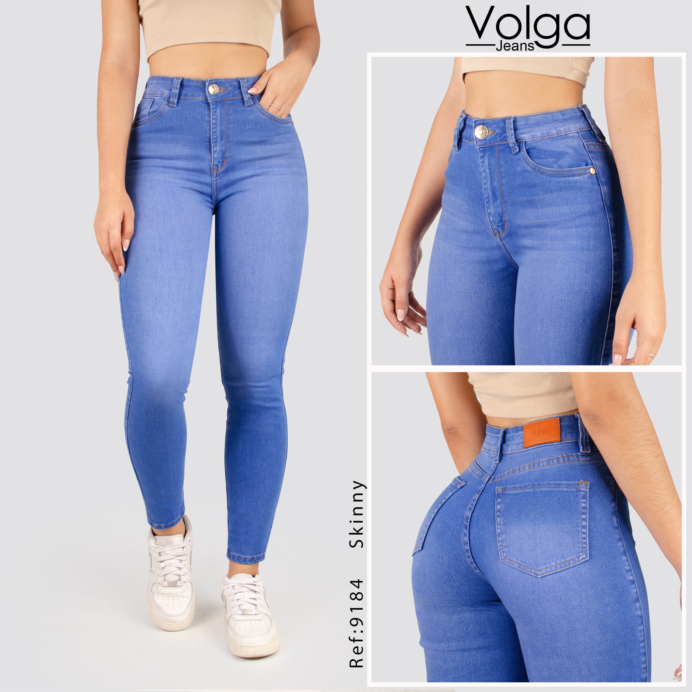 JEANS MUJER SKINNY TIRO ALTO 9184 – VOLGA SHOP | Tienda Online